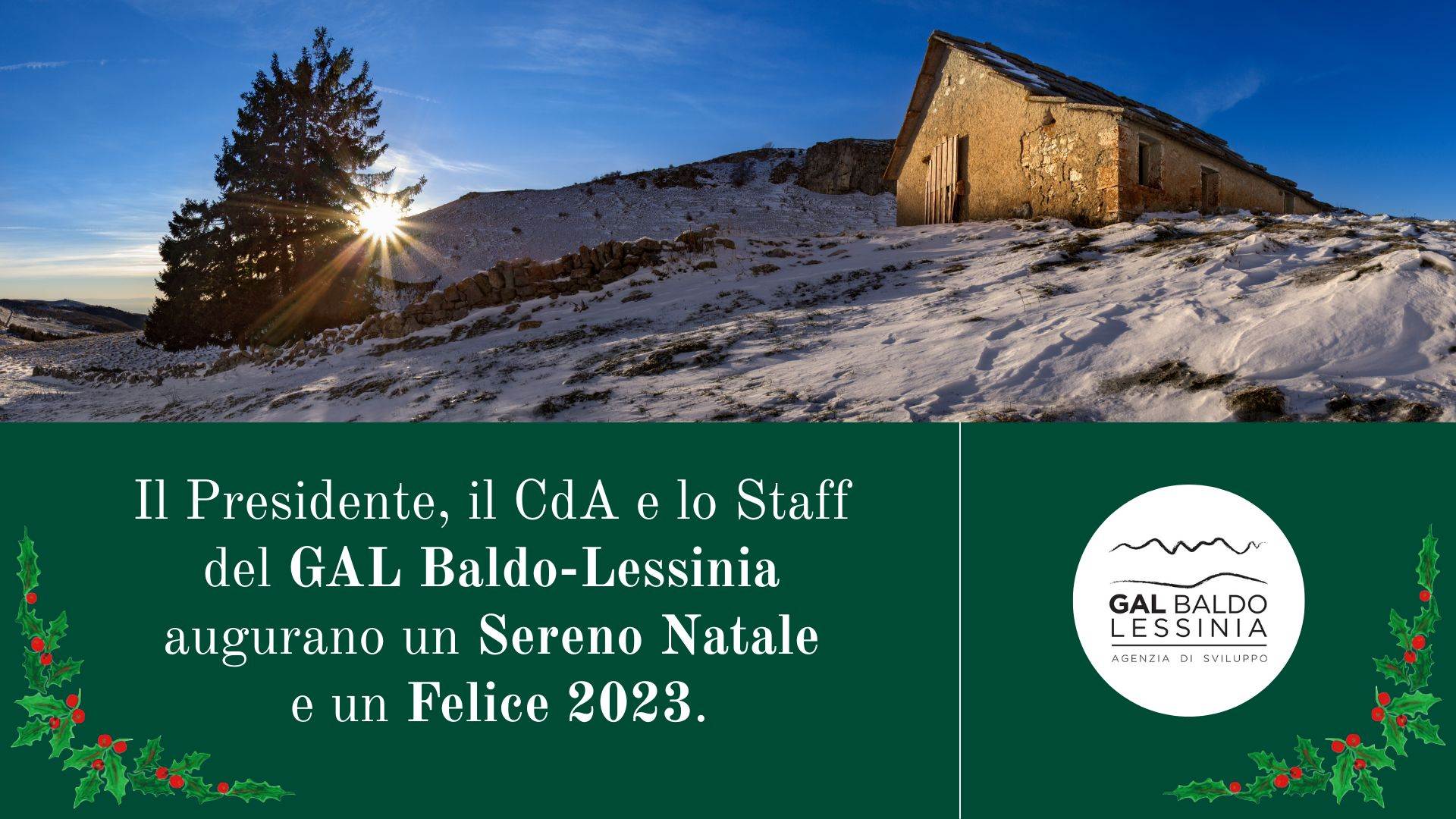 Il GAL Baldo-Lessinia augura Buone Feste